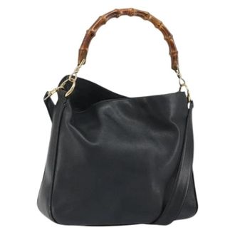 Gucci Pre-owned Lederhandtasche - - Pre-owned - Damen - Schwarzk - ONE SIZE