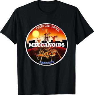 Meccano Modell Meccanoids from Deep Space Retro T-Shirt
