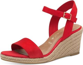 Tamaris 1-1-28300-22 610 Sandales avec sangle de cheville pour femme, rouge, 41 EU