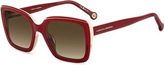 Carolina Herrera Her 0143/g/s R9S/HA BUR CHERWHTE Sunglasses Women Acetate, Standard, 53