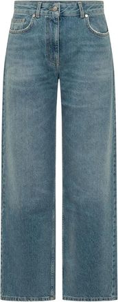 Palm Angels High-Rise Wide Leg Jeans - - Jeans - Damen - Blau - W25
