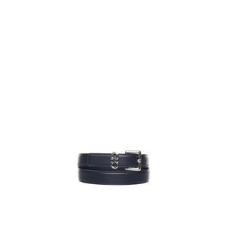 Ferragamo Femme, Accessoires, Bleu, Taille: 95 CM Gancini Belt