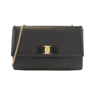 Ferragamo Pre-owned Calf Shoulder Bag - - Pre-owned - Damen - Schwarzk - ONE SIZE