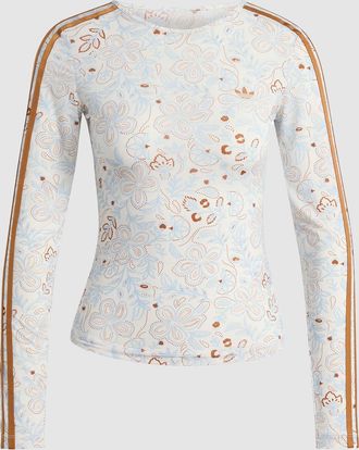 adidas Top Mesh Gfx Ls Off White/Rustic Orange, Capsule Summer Glow
