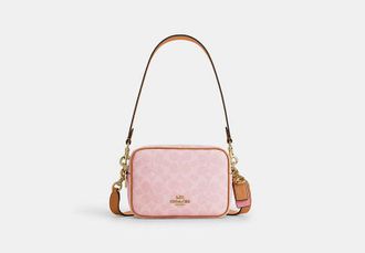 Coach Carey Mini-Umh&auml;ngetasche Aus Signature-Canvas Mit Anh&auml;ngern