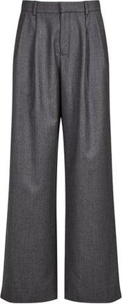 Saison 1865 Pantalon large &agrave; plis en laine