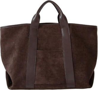 Generic Garhomtur Sac à bandoulière vintage en daim de grande capacité pour femme, pour le travail, les voyages, le shopping, Café