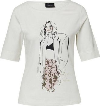 s.Oliver Kurzarmshirt T-Shirt Jersey-Shirt mit Artwork