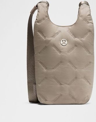 lululemon Quilty Pleasures Handy-Umhängetasche 1 L - Khaki - Größe 1 l
