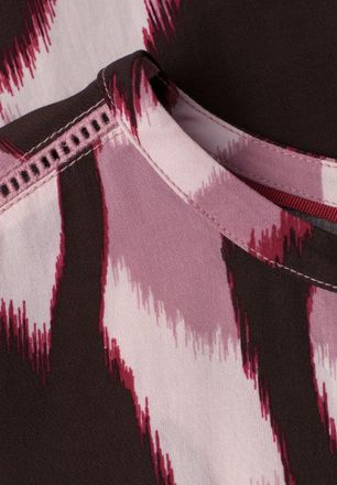 Street One Klassische Bluse Dropped Shoulder Bluse mit Tapedetails