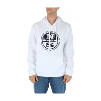 North Sails Crew Neck Logo Sweatshirt - - Sweatshirts & Hoodies - Herren - Wei&szlig; - XL