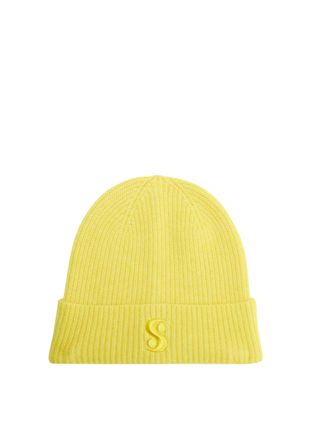 s.Oliver Strickm&uuml;tze mit Logo-Stickerei