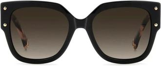 Carolina Herrera Femme, Accessoires, Noir, Taille: 55 MM Lunettes de soleil carr&eacute;es