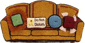 Staud Staud, Femme, Sacs, Jaune, Taille: ONE Size Couch Beaded Clutch