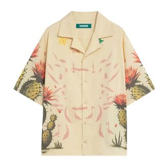 Barrow Camicia con stampa Maniche corte Colletto - - Shirts - Herren - Beige - S