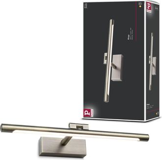 Paulmann 95562 LED Bilderleuchte Mingo 400mm incl. 1x9,5 W Warmwei&szlig; Altmessing Bildbeleuchtung Metall, Kunststoff Wandlampe 3000 K