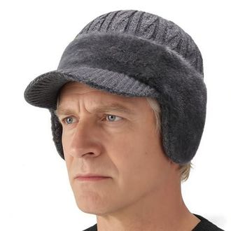 Generico Bonnet doux et chaud tricot&eacute; respirant pour homme | chapeaux &agrave; bonnets l&eacute;gers et &eacute;lastiques + bonnet en tricot thermique confortable | pour les f&ecirc;tes 