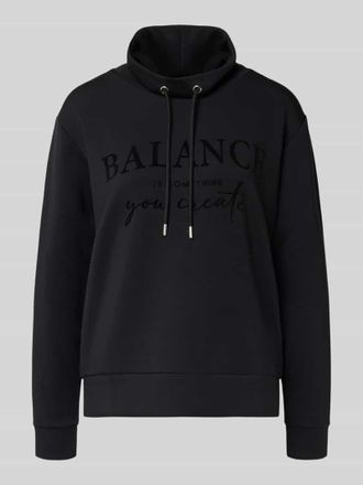 Christian Berg Relaxed Fit Pullover mit Statement-Print