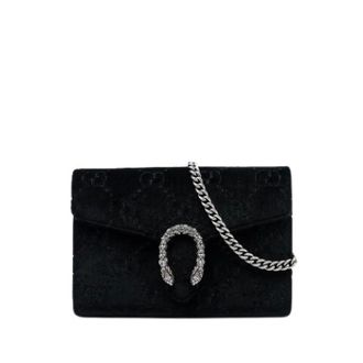 Gucci Sac bandouli&egrave;re Dionysus Pre-owned - Femme - Pre-owned - Noir - Taille: ONE Size