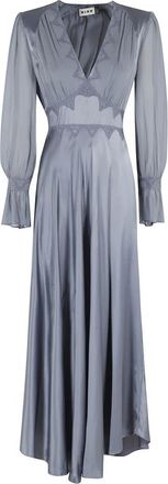Rixo Rixo, Femme, Robes, Bleu, Taille: 36 FR Long Dress Arlena