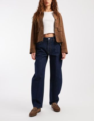 Tommy Jeans Jeanie - Jean barrel - Bleu indigo