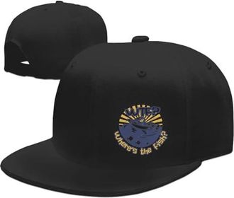 Generic O&ugrave; Est Le Poisson? Femme Homme Chapeaux Pare-Soleil R&eacute;glable Casquette Hip Hop Respirant Snapback Chapeau pour Golf Hip Pop Camping