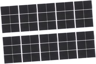 PartyKindom 60 Stück Selbstklebende Möbelgleiter Quadratisch Bodenschoner Möbel Füße Pads rutschfest Schutzmatten für Stühle Tische Sofas Boden Kratzschutz