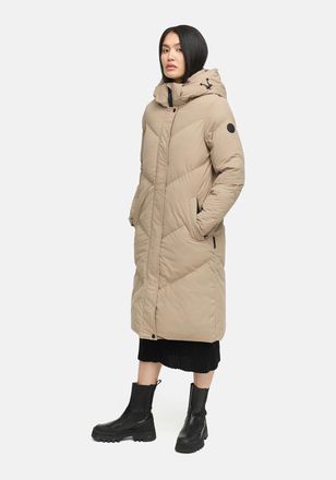 Marikoo Winterjacke MARIKOO Teonaa, Damen, Gr. XL, beige (taupe grau), Obermaterial: 100% Polyester. Futter: 100% Polyester. Wattierung: 100% Polyester. &Auml;rmel