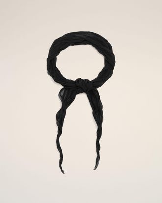 Ami Foulard Noir Froiss&eacute; Noir - TU - Unisex