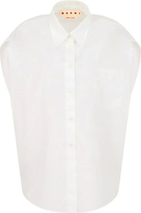 Marni Femme, Blouses et Chemises, Blanc, Taille: 44 FR Shirt