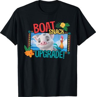 Disney Vaiana 2 Pua and Heihei Boat Snack Upgrade Funny T-Shirt