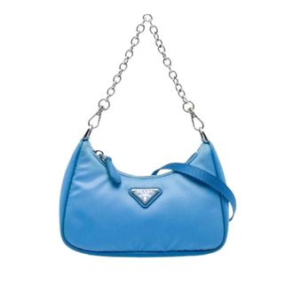 Prada Pre-owned Vintage Satchel - Femme - Pre-owned - Bleu - Taille: ONE Size