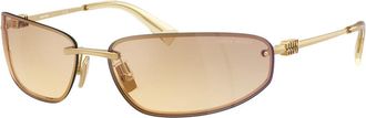 Miu Miu 0MU A50S - - Accessories - Damen - Beige - 68 MM