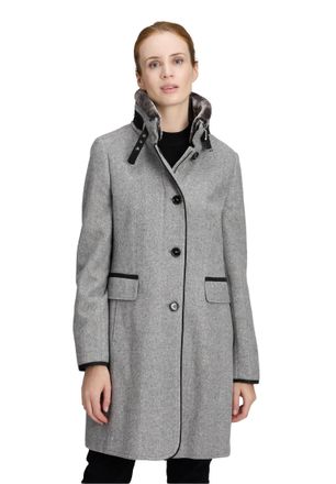 Gil Bret Damen Mailand Jacke, Light Silver Melange, 44