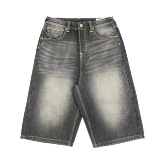 Evisu Damen, Shorts, Schwarzk, 2XSGr&ouml;&szlig;e