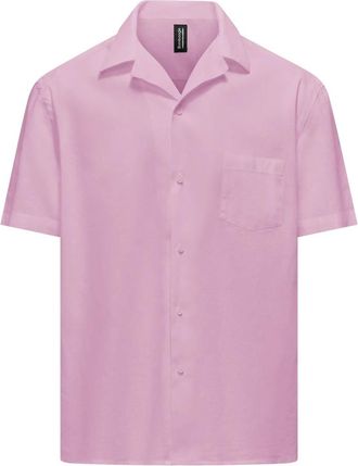 Bomboogie Homme, Chemises, Rose, Taille: XL Chemise en lin et coton m&eacute;lang&eacute;s