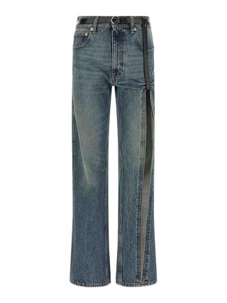 Coperni Straight Leg Jeans - Blau