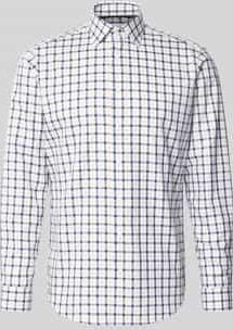 Christian Berg Regular Fit Business-Hemd mit Kentkragen