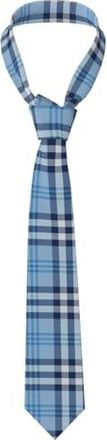 Generic Cravate Homme Tartan &Eacute;cossais Bleu Et Blanc Tendance Men Tie Formelle Cravate Pour Homme Pour Remise De Dipl&ocirc;me Mariage &Eacute;v&eacute;nements