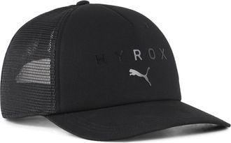 Puma x HYROX Trucker Cap, Accessoires, Schwarz, OSFA