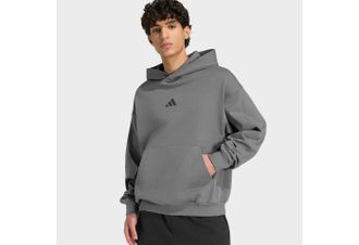 adidas Kapuzensweatshirt ADIDAS KIT HOODIE, KLEINES LOGO mit Kapuze, in normaler Schnittform, schweres robustes Material