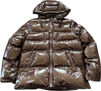 Pinko Pinko - Eleodoro Down Jacket - Femme - Vestes - Brun - Taille: 36 FR