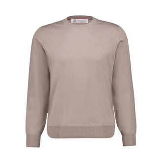 Brunello Cucinelli Homme, Pulls, Gris, Taille: 2XL Pull ras du cou