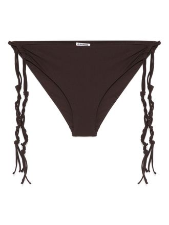 Jil Sander bas de bikini Tangle - Marron