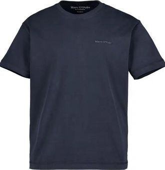 Marc O'Polo Herren T-Shirts blau Bio-Baumwolle