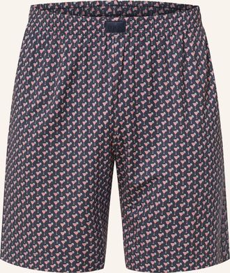 Mey Mey Schlafshorts Serie Midnight Drink blau