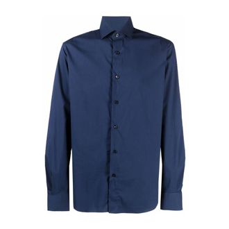 Xacus Langarmhemd - - Shirts - Herren - Blau - M