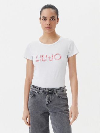 Liu Jo T-Shirt VA5154 JS003 Wei&szlig; Regular Fit