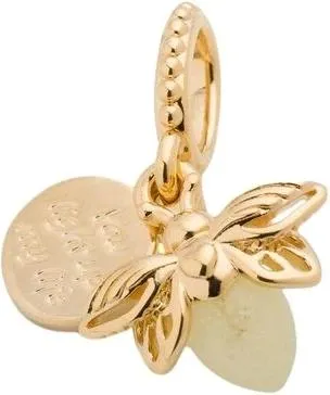 Pandora Femme, Accessoires, Jaune, Taille: ONE Size Charme Pendentif Luciole Lumineux