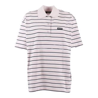 Rotate Jersey Polo Shirt - - Tops - Herren - Rosa - XS